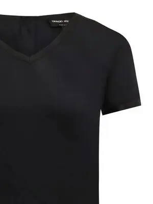 Giorgio Armani Cotton V-neck T-shirt