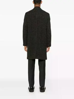 Caruso Houndstooth Wool-cashmere Blend Coat
