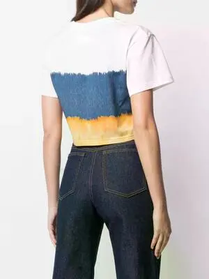 Alberta Ferretti Cotton Tie-dye Print T-shirt