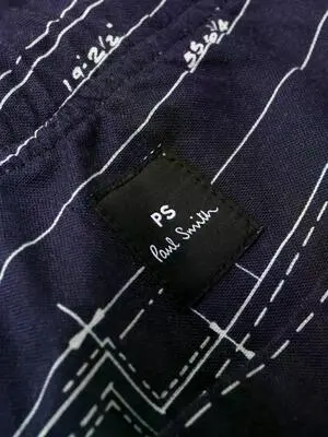Paul Smith Graphic Print Cotton Shorts