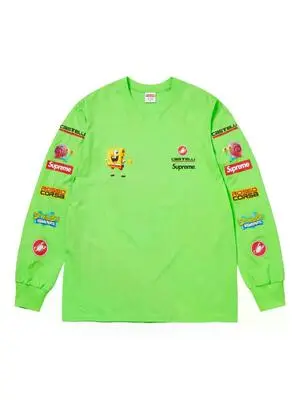 Supreme X Spongebob X Castelli Racing Long-sleeve T-shirt