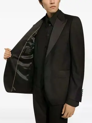 Dolce & Gabbana Contrasting Lapels Two-piece Suit