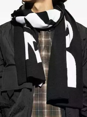 Dsquared2 Logo-embellished Knitted Scarf