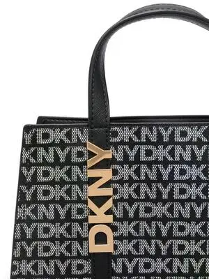 Dkny Jacquard Tote Bag - Black
