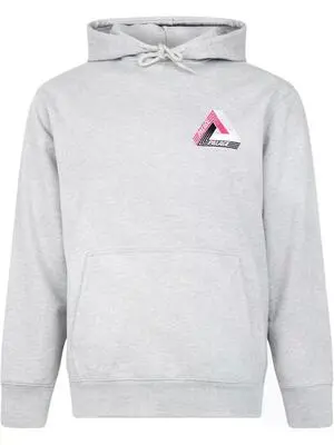 PALACE Tri-dart Logo-print Hoodie - Grey