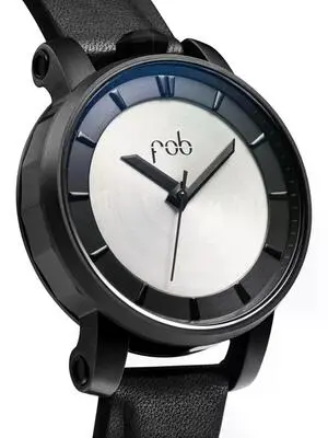 FOB PARIS Automatic Watch With Leather Strap