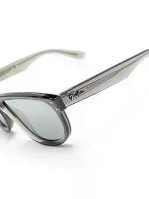 Ray-ban Boyfriend Reverse Square-frame Sunglasses - Grey