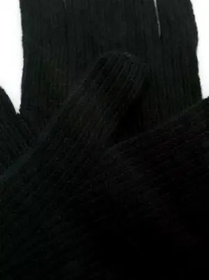 BARRIE Intarsia-knit Cashmere Gloves