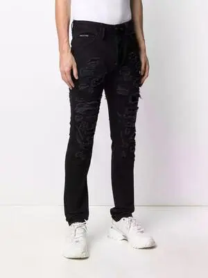 Philipp Plein Super-straight Destroyed Jeans