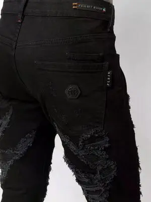 Philipp Plein Super-straight Destroyed Jeans