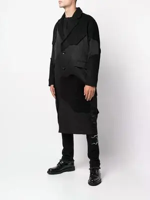 MOSTLY HEARD RARELY SEEN Panelled Single-breasted Wool Blend Coat