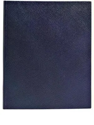 Smythson Textured Cover Notebook - Blue