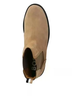 BOSS Leather Chelsea Boots