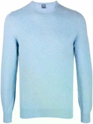 Fedeli Fine Cashmere Jumper - Blue