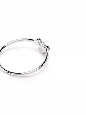 MARIA BLACK 14kt White Gold Diamond Ring