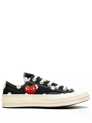 CONVERSE Comme Des Garçons Play X Chuck 70 Ox Polka Dot Sneakers - Black