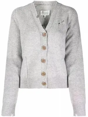 MAISON MARGIELA Distressed Button-down Cardigan