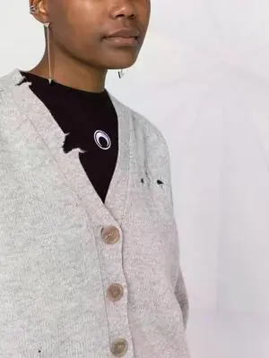 MAISON MARGIELA Distressed Button-down Cardigan