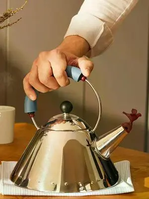 ALESSI Bird Metallic-effect Kettle