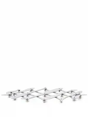 ALESSI Pescher Extensible Trivet - Silver