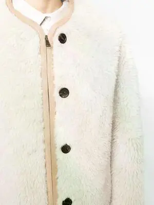 Goen.j Faux-shearling Two-tone Jacket