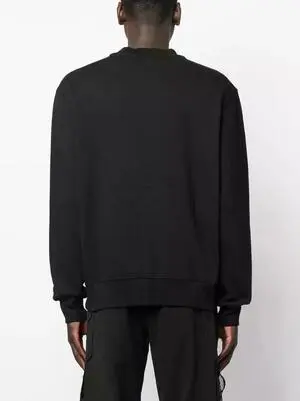 Versace Logo Print Cotton Sweatshirt