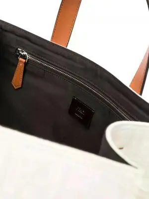 Fendi Jacquard-logo Canvas Tote Bag