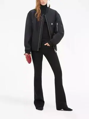COURREGES Embroidered Logo Bomber Jacket