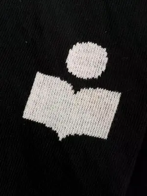 Isabel Marant Étoile Siloki Logo-intarsia Socks - Black