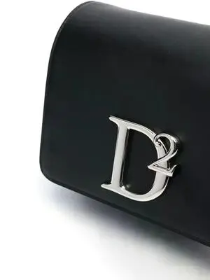 Dsquared2 Logo Plaque Crossbody Bag - Black