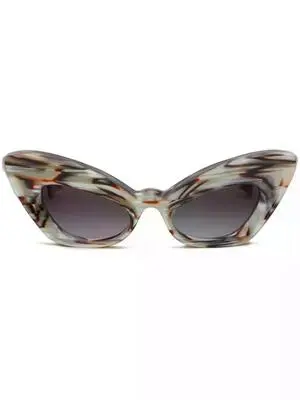 Marni Cat-eye Frame Sunglasses - Neutrals