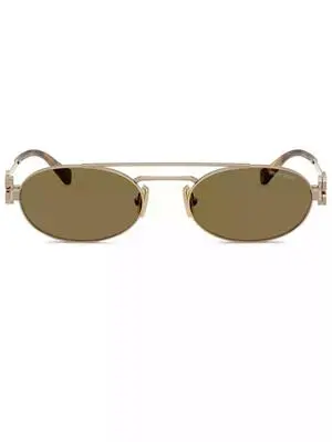 MIU MIU Miu Miu Eyewear Oval-Frame Sunglasses