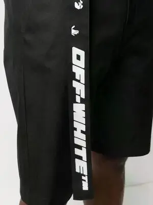 Off-White Knee-length Chino Shorts