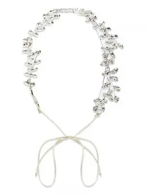 JENNIFER BEHR Crystal Embellished Headband - Silver