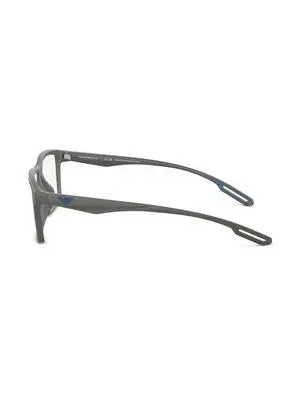 Emporio Armani Rectangle Frame Eyeglasses - Grey
