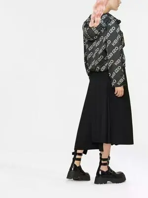 Kenzo All-over Logo Print Zip-up Jacket