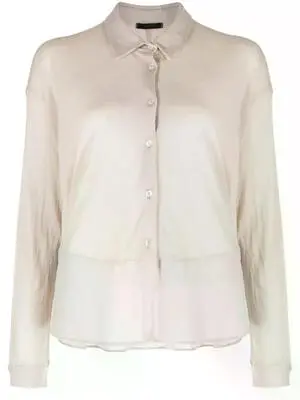 Transit Panelled Virgin Wool-blend Top