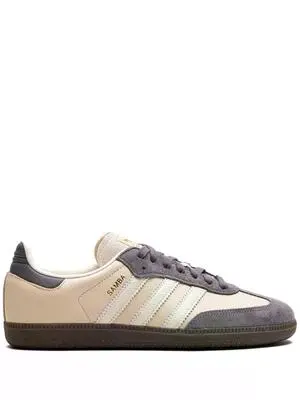 Adidas Samba Og Crystal Sand/charcoal Sneakers - Neutrals