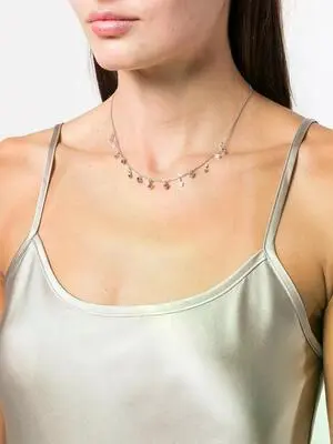 SUZANNE KALAN 18kt White Gold Cascade Diamond Necklace