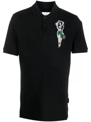 Philipp Plein Logo-patch Polo Shirt