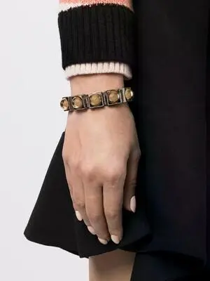 Ports 1961 Two-tone Chunky Chain-link Bracelet - Silver
