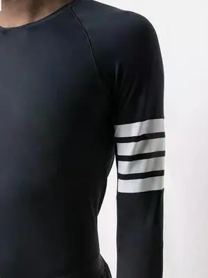 Thom Browne Signature 4-stripe Performance Top - Blue