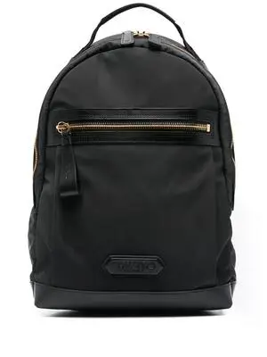 TOM FORD Logo-patch Backpack - Black