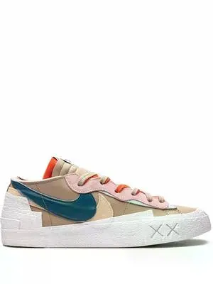 Nike X Sacai X Kaws Blazer Low Reed Sneakers - Neutrals