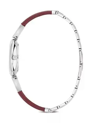 Furla Bangle Watch With Leather Strap And Stainless Steel Bracelet