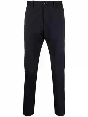 NINE:INTHE:MORNING Slim-cut Chino Trousers - Blue