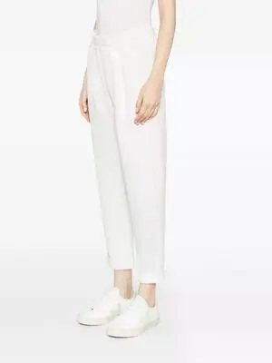 Varley Mélange-effect Tapered Trousers - Grey