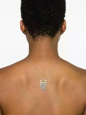 Yvonne Léon 18kt White Gold Diamond Scorpio Collier Necklace