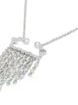 Yvonne Léon 18kt White Gold Diamond Scorpio Collier Necklace