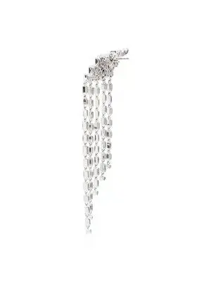 SUZANNE KALAN 18kt White Gold Fireworks Diamond Fringe Drop Earrings